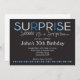 Blue Surprise Birthday Invitation | Zazzle