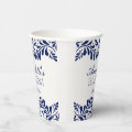 Blue Talavera Tile Spanish Style Fiesta Baptism Paper Cups | Zazzle