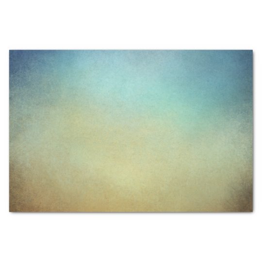 Blue & Tan Fade Artistic Tissue Paper | Zazzle.com