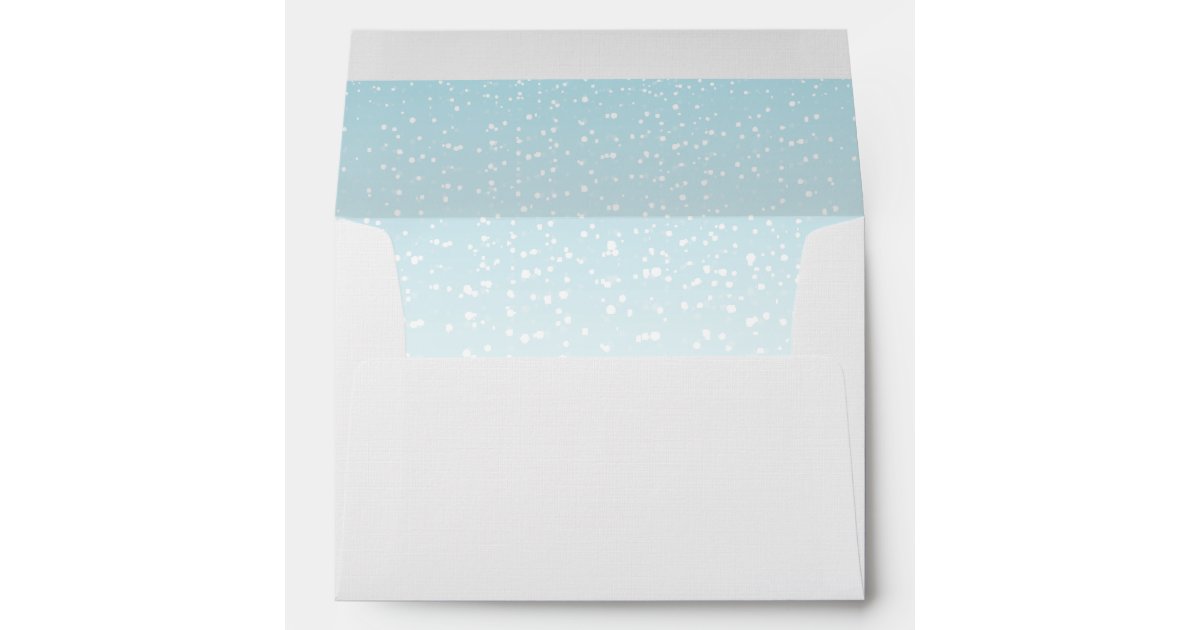 Blue Tea Envelope Sparkling Wedding Collection | Zazzle.com