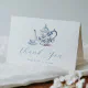 Blue Tea Party Thank You Note Card | Zazzle