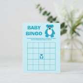 Blue Teddy Bear Baby Shower Bingo Game Cards | Zazzle