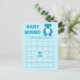 Blue Teddy Bear Baby Shower Bingo Game Cards | Zazzle