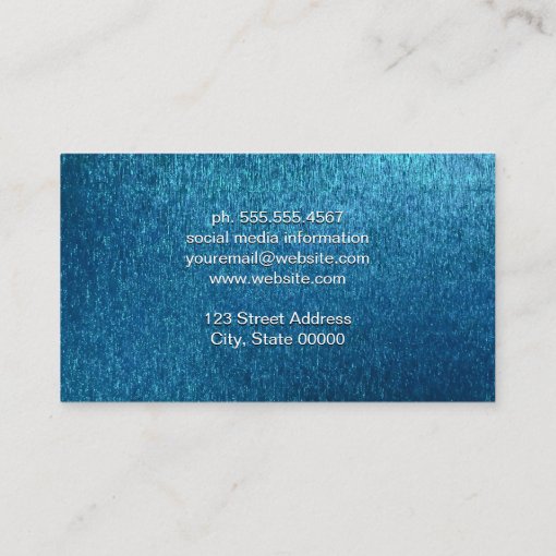 Blue Texture Background Business Card | Zazzle