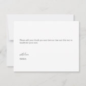 Blue Thank You Note | Zazzle