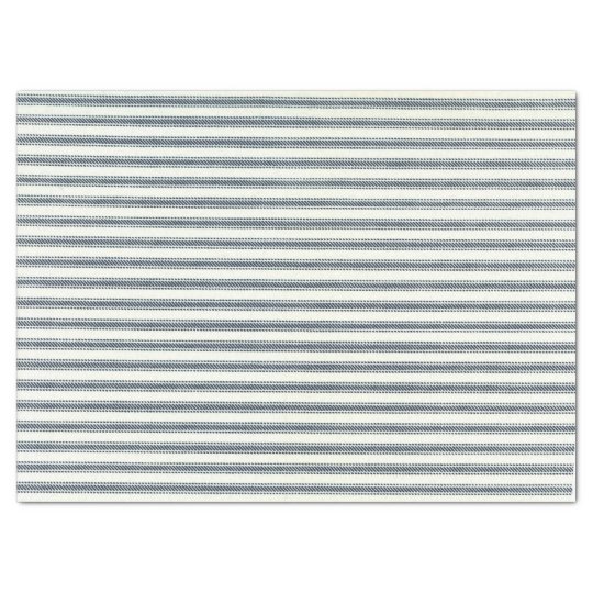 Blue Ticking Tissue Paper | Zazzle.com