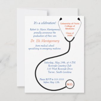 Blue Tie New Doctor Announcement | Zazzle