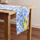 Blue tiles and lemons Amalfi Mediterranean style Short Table Runner ...