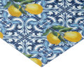 Blue tiles and lemons Amalfi Positano themed Tissue Paper | Zazzle