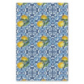Blue tiles and lemons Amalfi Positano themed Tissue Paper | Zazzle