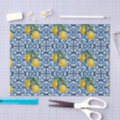 Blue tiles and lemons Amalfi Positano themed Tissue Paper | Zazzle