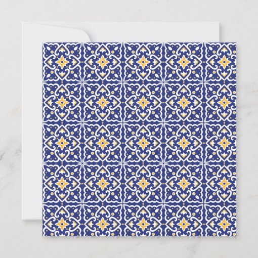 Blue tiles lemon Amalfi Positano bridal shower | Zazzle