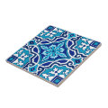 Blue tiles,Mediterranean tiles,majolica Ceramic Tile | Zazzle