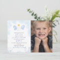 Blue Tooth Fairy Letter With Photo Invitation | Zazzle
