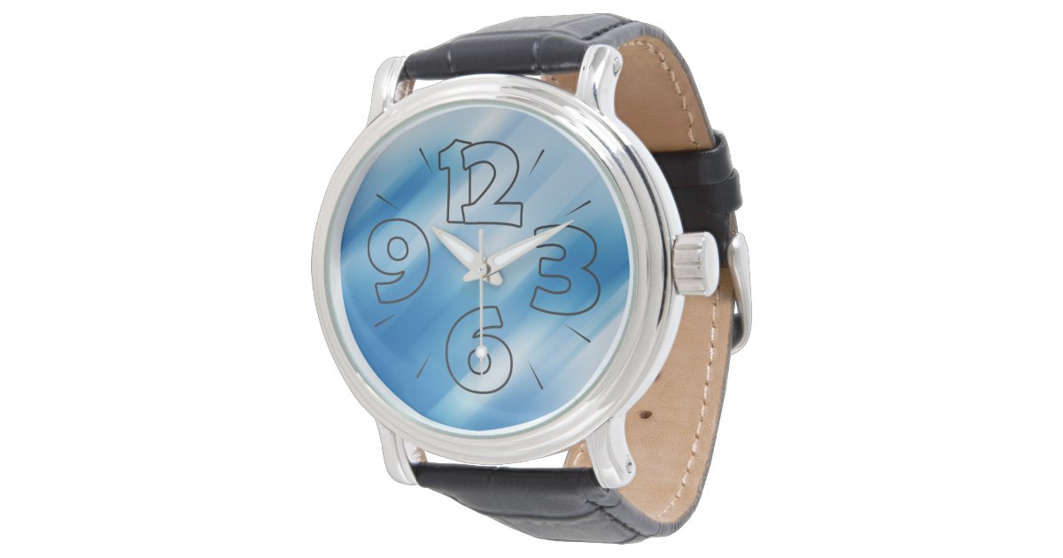 Blue topaz watch | Zazzle