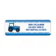 Blue Tractor Return Address Labels | Zazzle