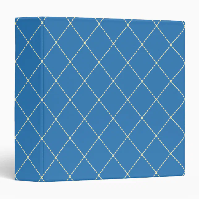 Blue Trellis Binder | Zazzle