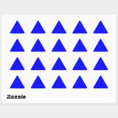 Blue Triangle Sticker | Zazzle