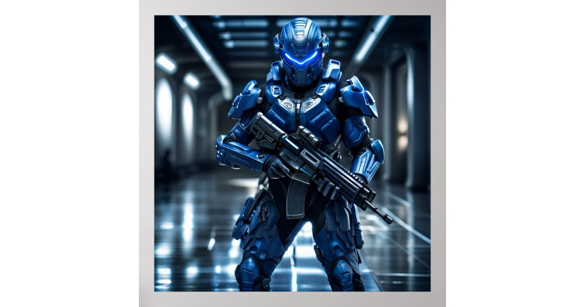 Blue Trooper Poster | Zazzle