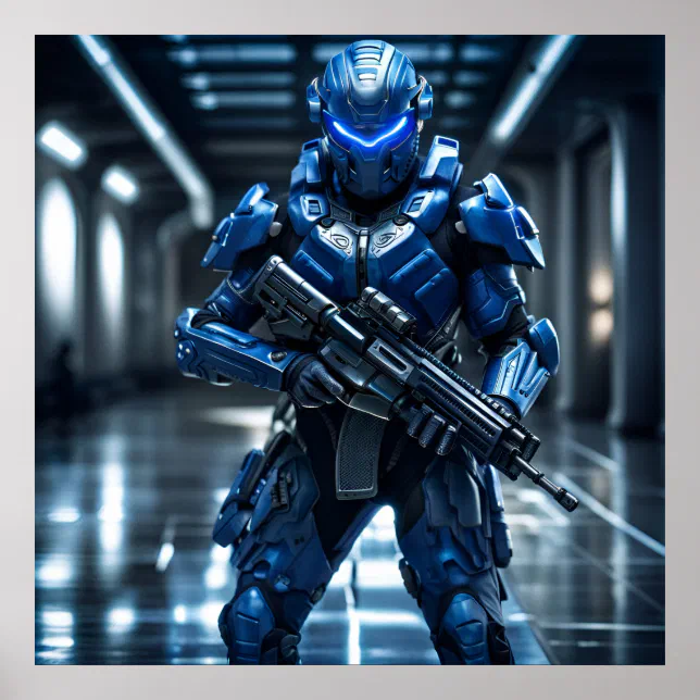 Blue Trooper Poster | Zazzle