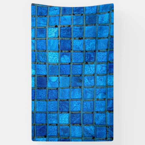 Blue Underwater Tiles Banner | Zazzle