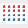 BLUE VELVET HYBRID CLASSIC ROUND STICKER | Zazzle