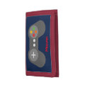 Blue Video Game Controller Trifold Wallet | Zazzle
