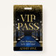 Blue VIP Pass Hollywood Red Carpet Birthday Badge | Zazzle