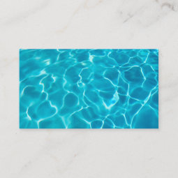 blue water photo design custom business card | Zazzle