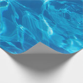 Blue water wrapping paper | Zazzle