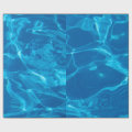 Blue water wrapping paper | Zazzle