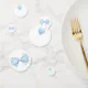 Blue Watercolor Bow & Balloon Confetti | Zazzle