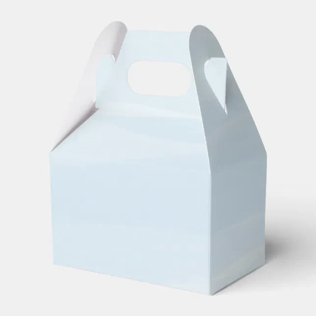 Blue Watercolor Favor Box | Zazzle