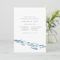 Blue Watercolor Fish Rehearsal Dinner Invitation | Zazzle