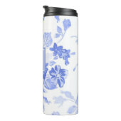 Blue Watercolor Floral | Thermal Tumblr Thermal Tumbler | Zazzle