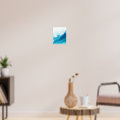 Blue Watercolor Poster | Zazzle