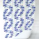 Blue Watercolor Vines Shower Curtain | Zazzle