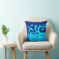 Blue wave pillows | Zazzle