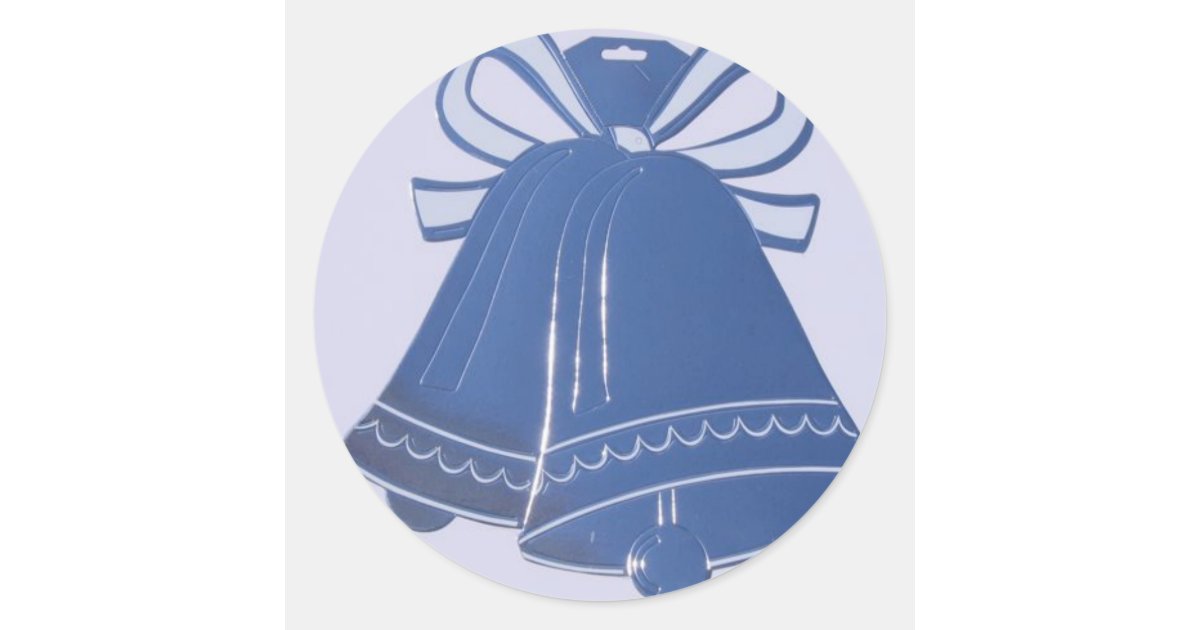 Blue Wedding Bells Envelope Stickers | Zazzle