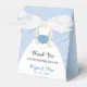 Blue Wedding Favor Boxes (Bridal Gown) | Zazzle