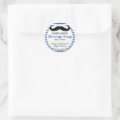 Blue & White Artisan Crafted Shaving Soap Label | Zazzle