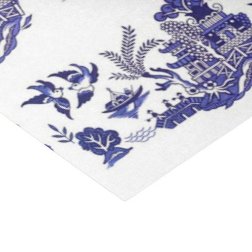 Blue & White China Blue Willow Design Tissue Paper | Zazzle