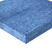 Blue White Denim Texture Look Image Canvas Print | Zazzle