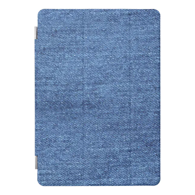 Blue White Denim Texture Look Image iPad Pro Cover | Zazzle