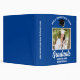 Blue White Personalized Graduation Photo Album 3 Ring Binder | Zazzle