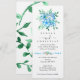 Blue, White Tropical Hibiscus Wedding Invitation | Zazzle