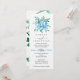 Blue, White Tropical Hibiscus Wedding Invitation | Zazzle