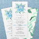 Blue, White Tropical Hibiscus Wedding Invitation | Zazzle