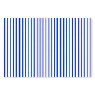 Blue And White Stripes Craft Tissue Paper | Zazzle