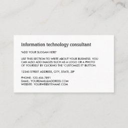 Blue Wi-Fi Logo, Information Technology, Computer Business Card | Zazzle